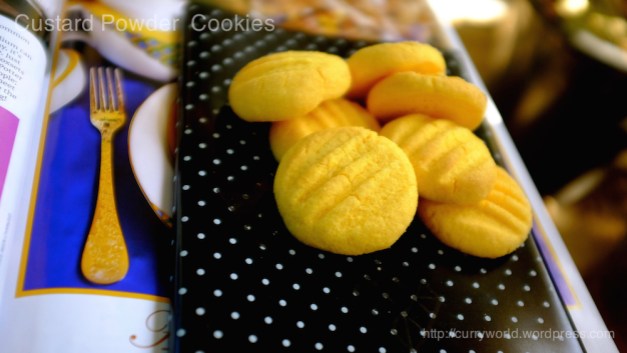 Custard Powder Cookies/Biscuits | Curryworld