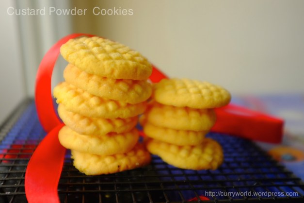Custard Powder Cookies/Biscuits | Curryworld